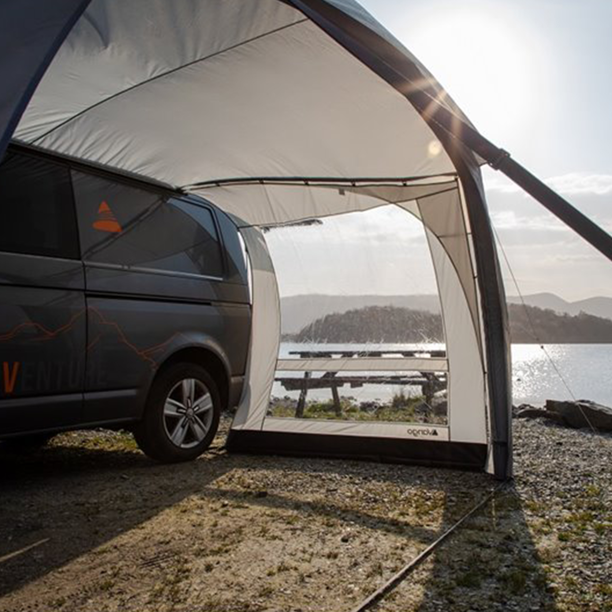 Vango AirBeam Sky Canopy Side Wall – Golden Castle