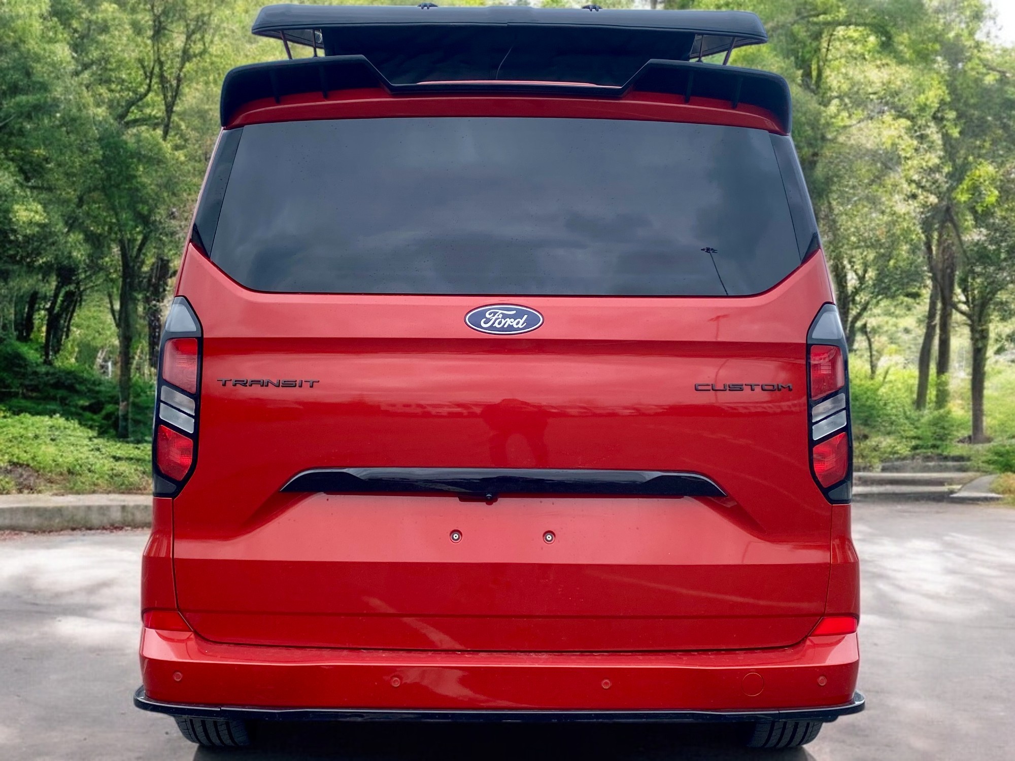 Artisan Red Ford Transit Custom Limited Escape Apex Camper Van- 2025 ...